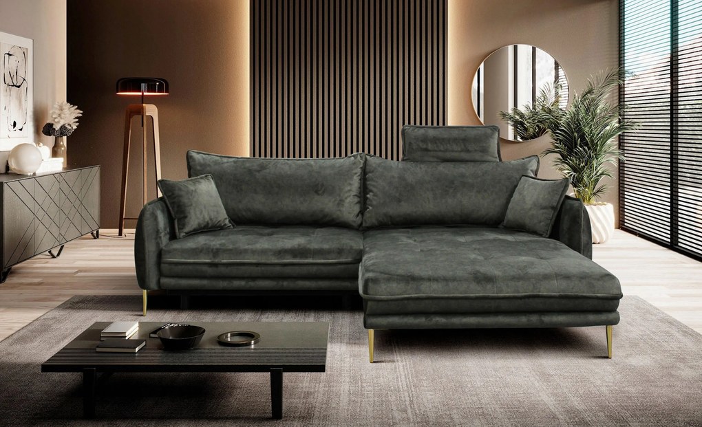 XXXLutz ROHOVÁ SEDAČKA, textil, zelená MID.YOU - Sedací soupravy - 001574006207