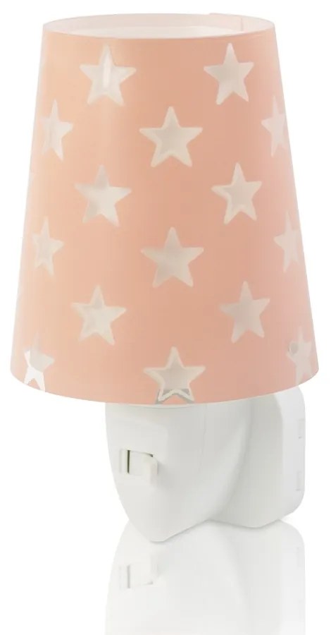 DALBER STARS 81215S růžová Noční LED lampa do zásuvky