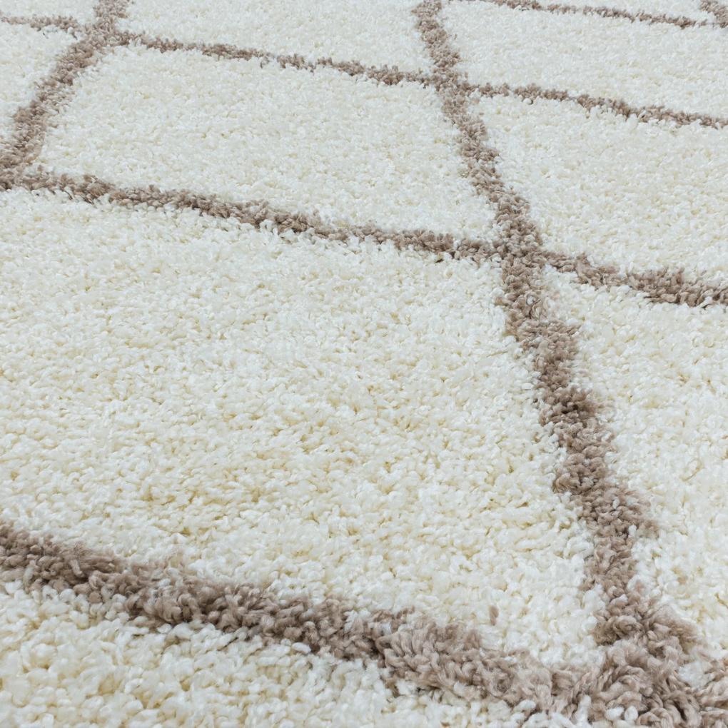 Ayyildiz Kusový koberec ALVOR 3401, kulatý, Krémová Rozměr koberce: 200 cm KRUH