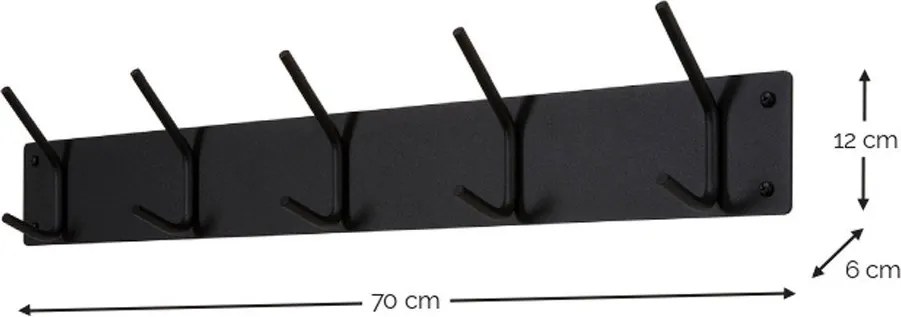 Světle žlutý ocelový nástěnný věšák 70 cm Fusion – Spinder Design