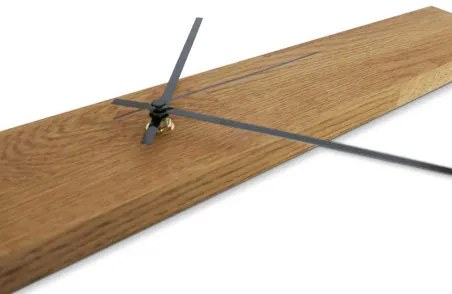 Dřevěné dubové nástěnné hodiny moderní design I SENTOP MAS019-AMBER
