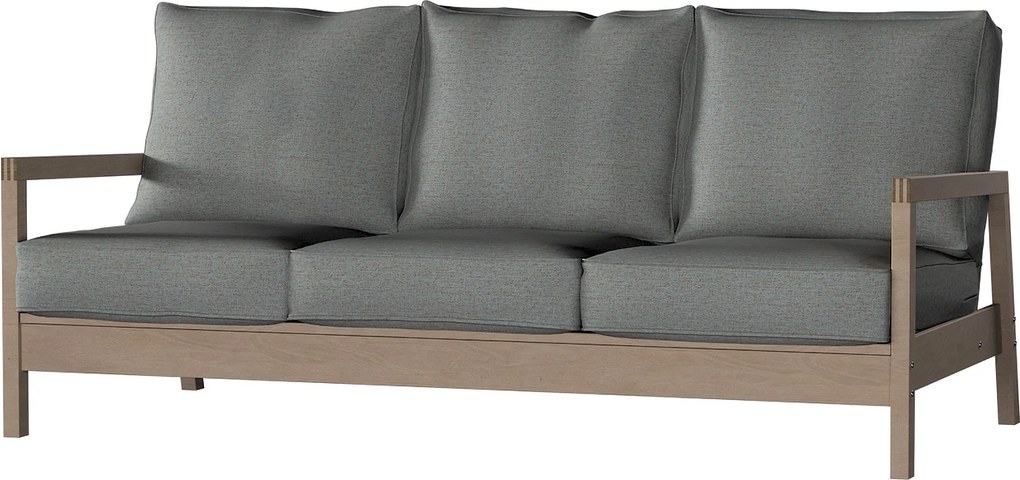 Potah na pohovku IKEA Lillberg 3-místná nerozkládací barva modrá látka pletený vzor