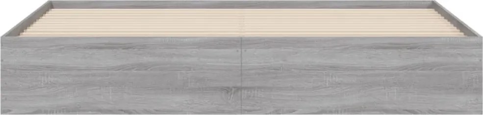 Rám postele se zásuvkami šedý sonoma 200 x 200 cm kompozit 3207250