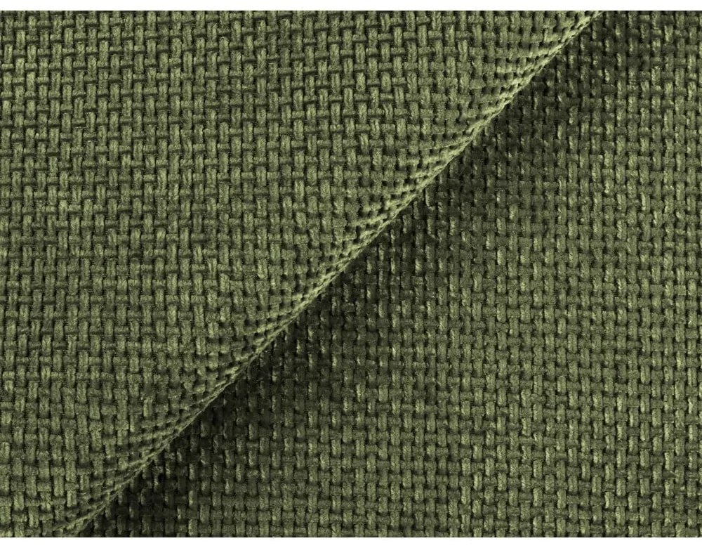 Zelená čalouněná dvoulůžková postel s úložným prostorem s roštem 180x200 cm Keoni – Makamii