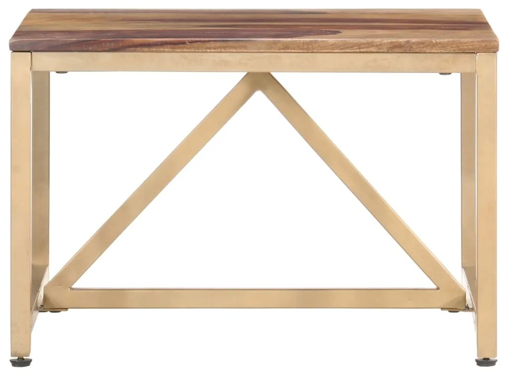 286340 vidaXL Odkládací stolek 60 x 60 x 40 cm masivní sheeshamové dřevo