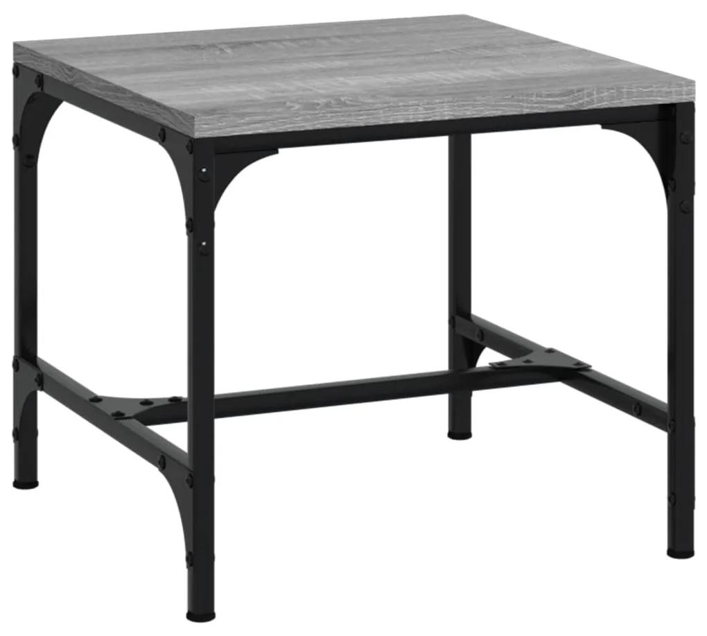 819408 vidaXL Odkládací stolek šedý sonoma 40x40x35 cm kompozitní dřevo