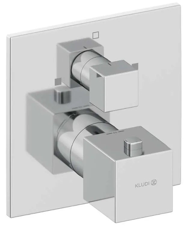 Kludi Decus - Termostatická baterie pod omítku, pro 2 spotřebiče, chrom 548100575
