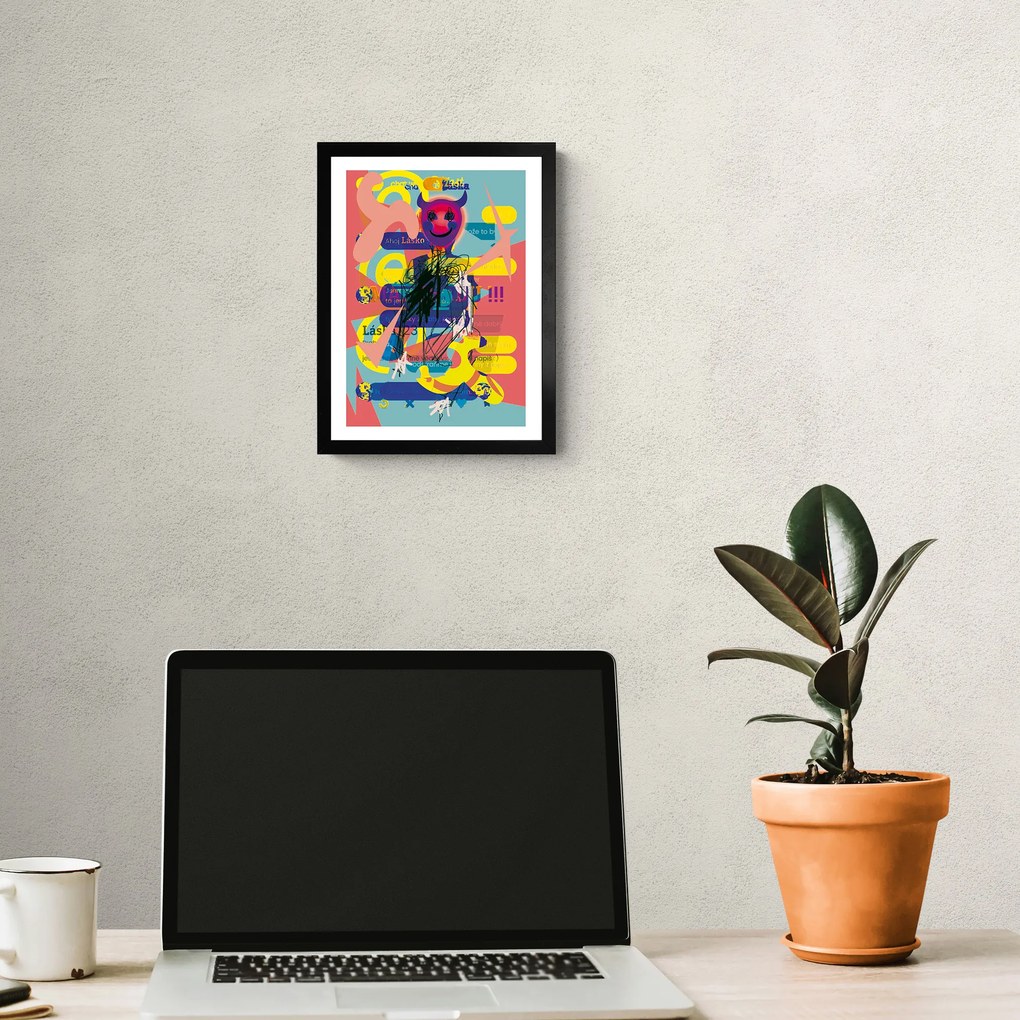 Šimon Dub | Online #2 Rám: Bílý, Velikost: 60 x 40 cm