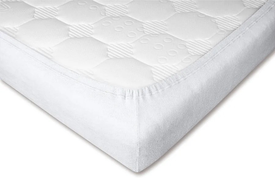 DADKA Froté prostěradlo bílé Rozměr 80x200x20