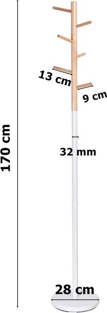 Stojanový věšák ZITA černý