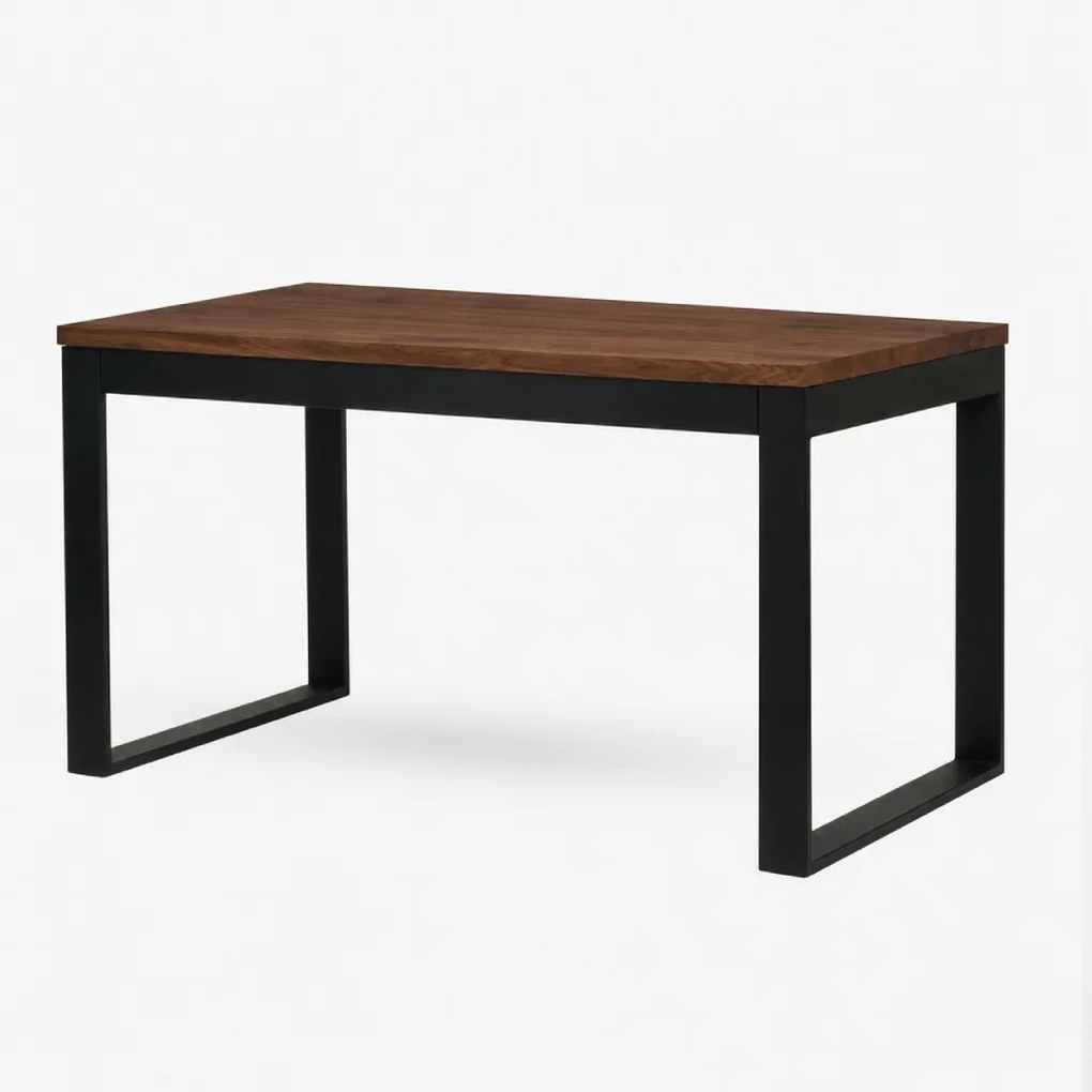 Stima Stůl COOL lamino/kov 130x80 cm + 40 cm dub sonoma