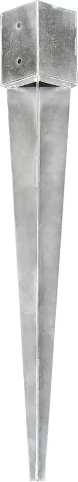 Kotvící hroty 6 ks stříbrné 12 x 12 x 89 cm pozinkovaná ocel 145426
