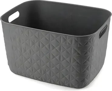 Curver Softex L tmavě šedá / Úložný koš / 19 l