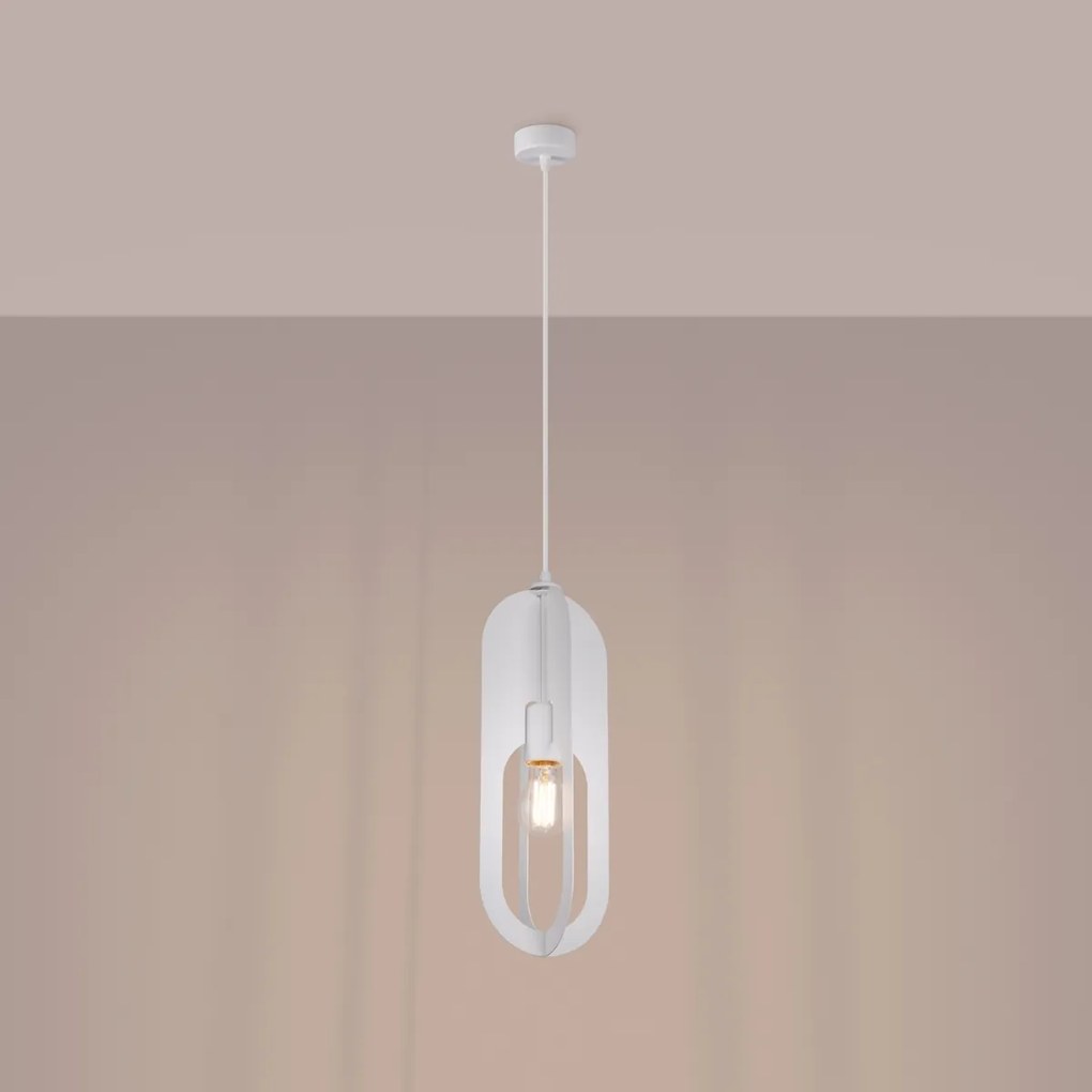 Sollux Lighting Závěsné svítidlo NICUS 1 bílé