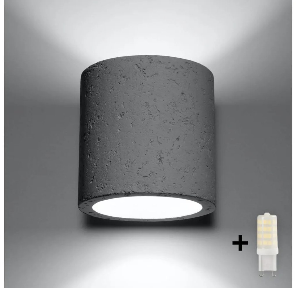 Brilagi Brilagi -  LED Nástěnné svítidlo FRIDA 1xG9/3,5W/230V beton BG0539