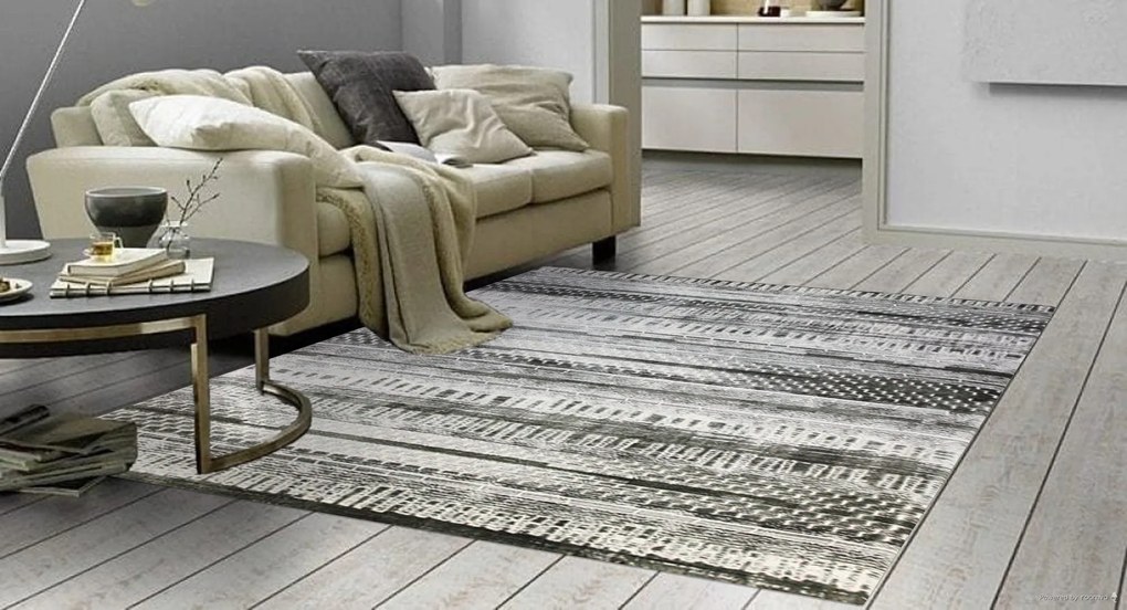 Berfin Dywany, Kusový koberec Dizayn 2350 Grey, 160x230, šedá, obývací pokoj