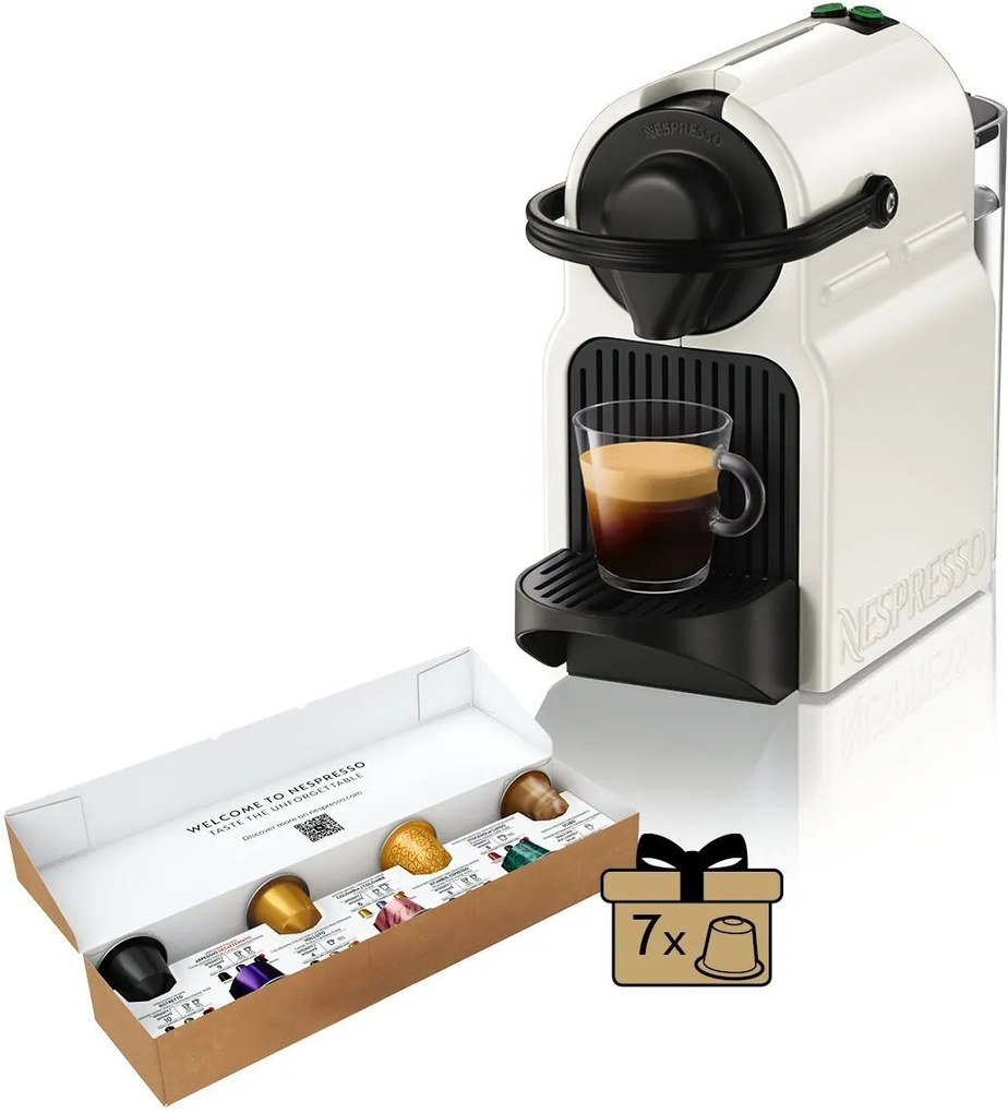 Kávovar na kapsle nespresso krups inissia white xn100110