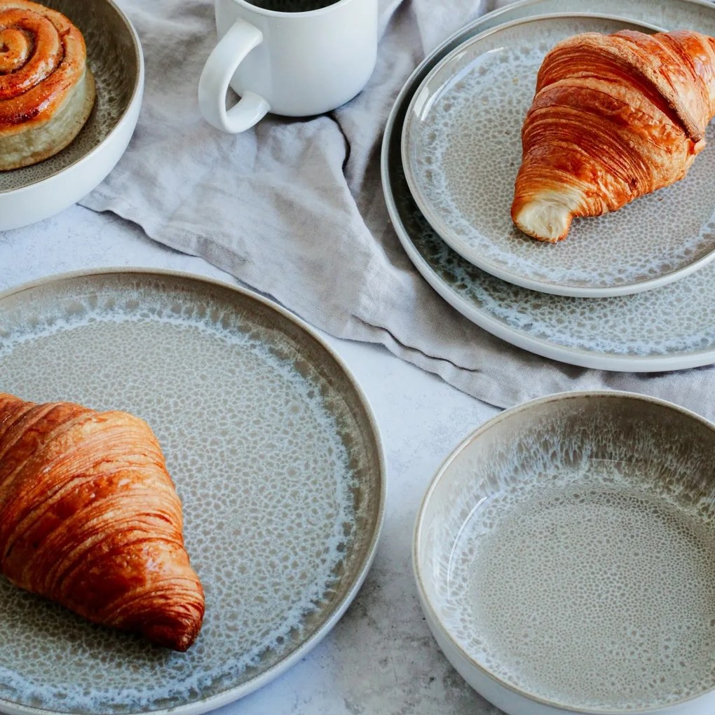 Mäser Jídelní sada nádobí 16 ks MALEA – béžová