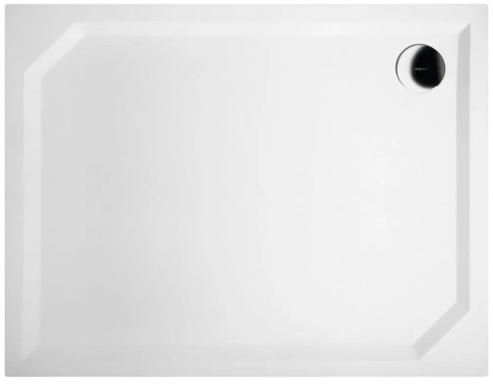 GELCO - SARA sprchová vanička z litého mramoru, obdélník 90x70x4cm, hladká HS9070