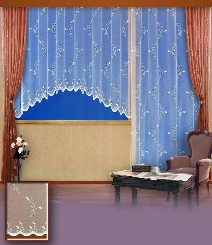Hotová (kusová) žakárová záclona 300 x 150 cm (šířka x výška) – okno