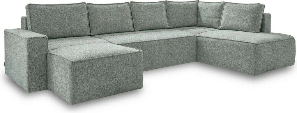 XXXLutz SEDACÍ SOUPRAVA, textil, zelená MID.YOU - Sedací soupravy - 001454003630
