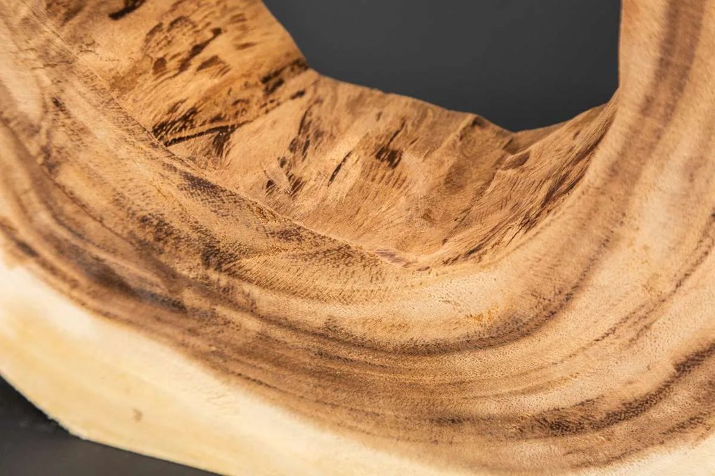 Designová stolní lampa Deandre, 61 cm ořech