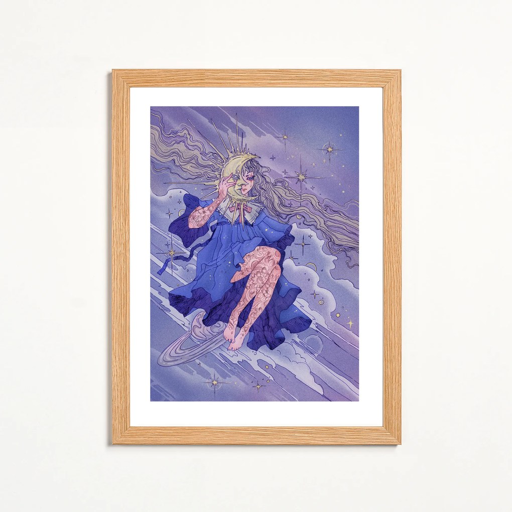 Katarina Kratochvílová | Star Rám: Černý, Velikost: 40 x 30 cm