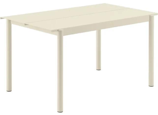 Muuto Stůl Linear Steel Table 140 cm, off white