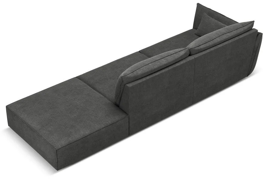 Šedá lenoška (levý roh) Vanda – Mazzini Sofas