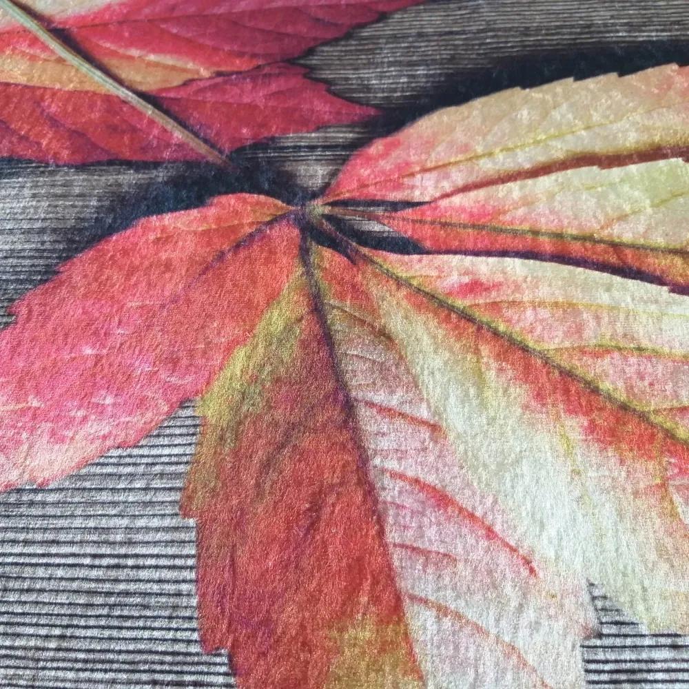 Krásný pestrobarevný koberec s motivem listí Šířka: 120 cm | Délka: 180 cm