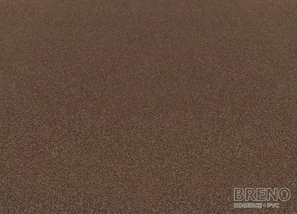 Breno Metrážový koberec LIBERTY 92 hnědý, šíře 400 cm, Hnědá