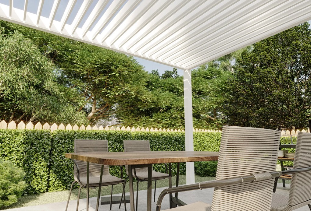 Outdoor Creations Hliníková pergola s lamelami ORION 360x400cm 4 stojky Barva: Antracit RAL 7015