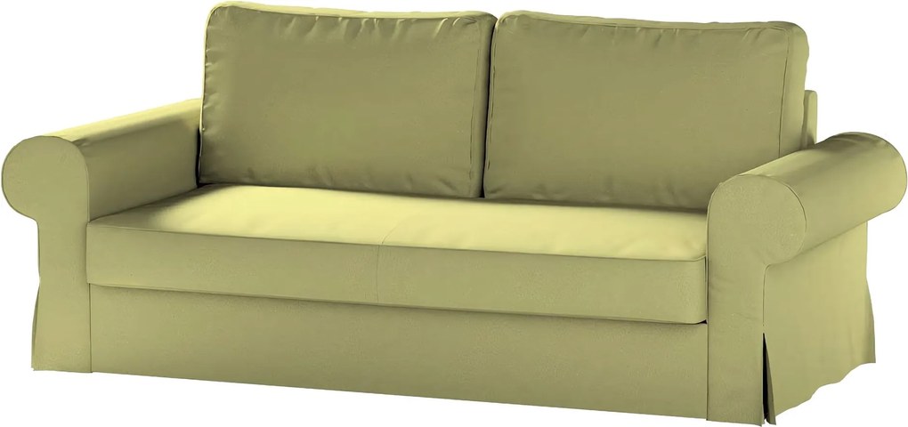 Potah na pohovku IKEA Backabro,  3-místná, rozkládací barva zelená látka lesklé, sametová