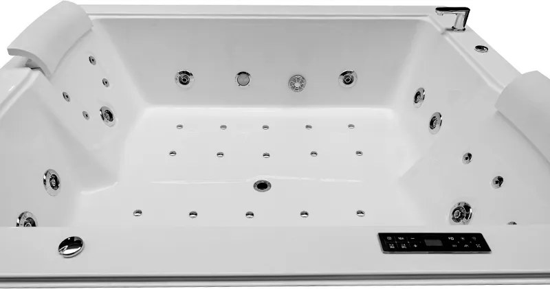 BPS-koupelny Hydromasážní vana DIABLO 666 II 180x150 s ohřevem vody