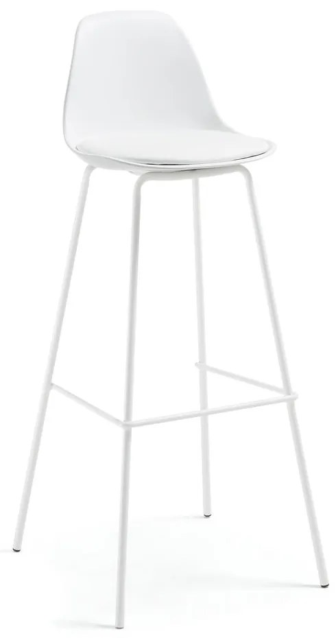 Bílá barová židle La Forma Lysna