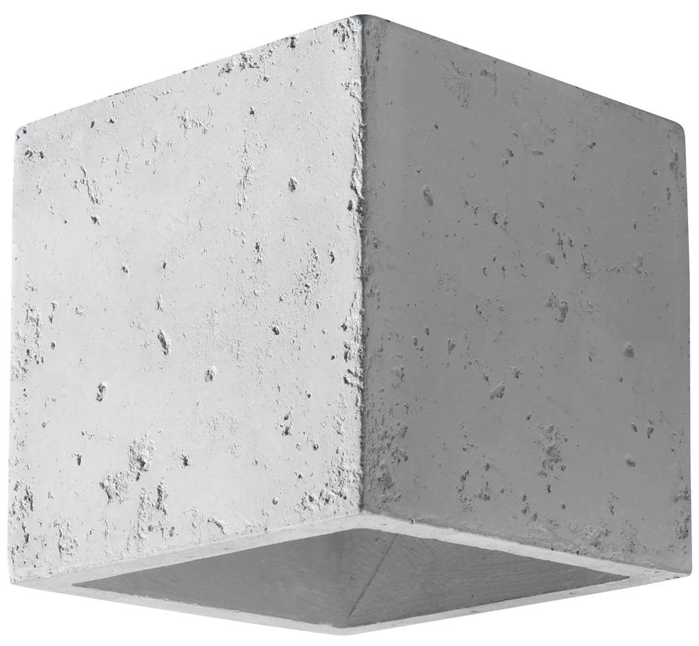 Nástěnné svítidlo QUAD beton