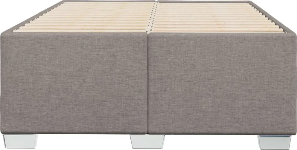 Rám postele bez matrace taupe 120 x 200 cm textil 3284468