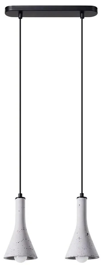 Sollux SL.1224 - Lustr na lanku REA 2xE14/12W/230V beton