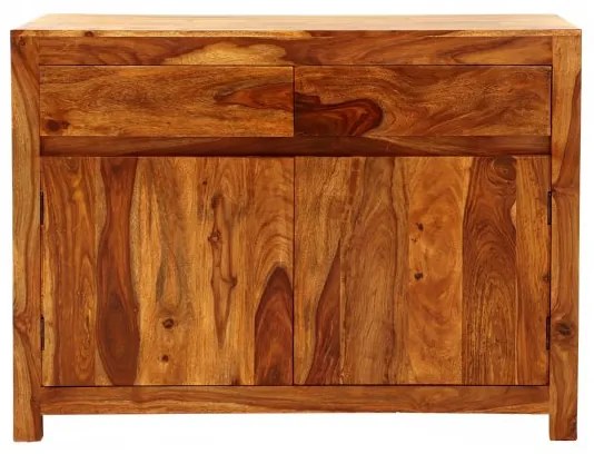 Indický nábytek - Komoda 120x90x45 Tara z indického masivu palisandr Světle medová