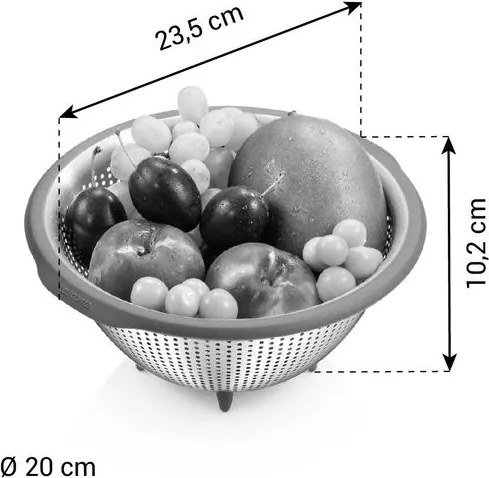 TESCOMA Cedník se širokým okrajem GrandCHEF ø 20 cm