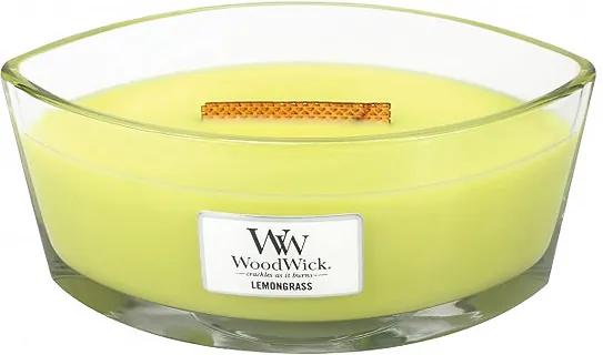WoodWick – HearthWick vonná svíčka Citronová tráva, 453 g