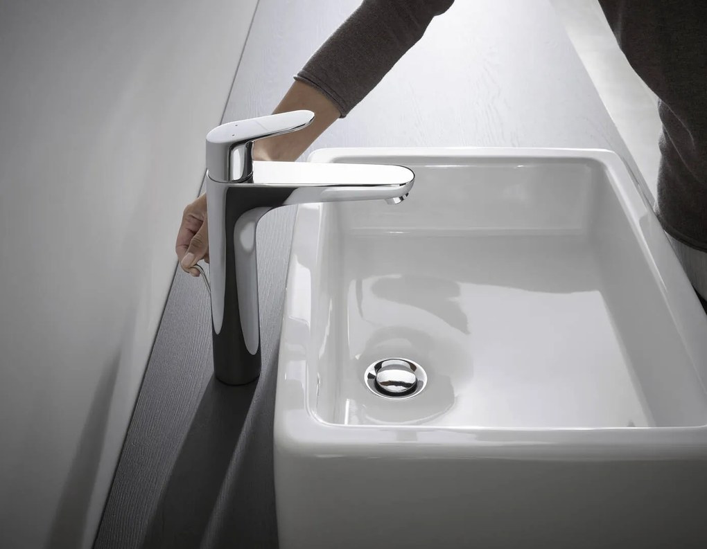 Hansgrohe Focus E2, umyvadlová baterie s výpustí, chromová, 31608000