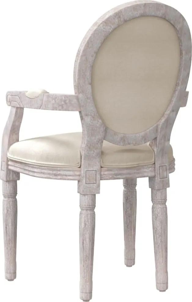 vidaXL Jídelní židle 54 x 56 x 96,5 cm samet [344480] Barva: Béžová