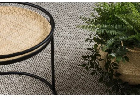 koberec SIZAL FLOORLUX 20195 stříbro / černý velikost 160x230 cm | krásné koberce cz