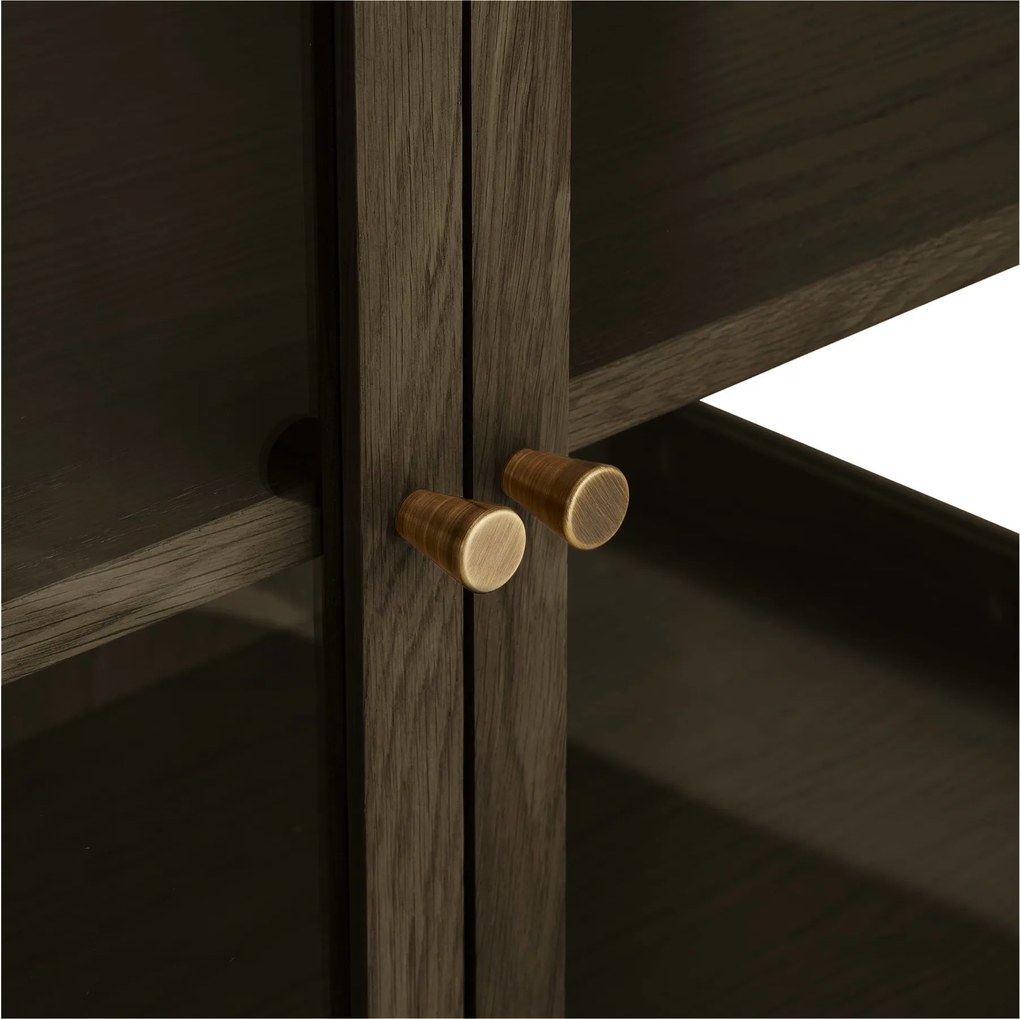 House Nordic Komoda ZAMORA tmavě hnědá 180×40 cm 3150400