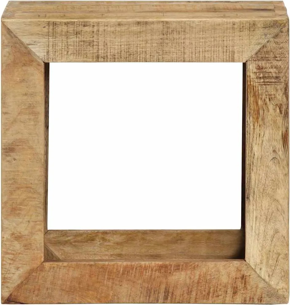 Stolička 40 x 30 x 40 cm masivní mangovníkové dřevo 337838