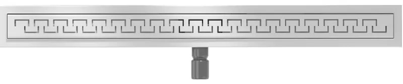 Mexen Flat nerezový sprchový žlab 90 cm vzor M15, 1024090-15