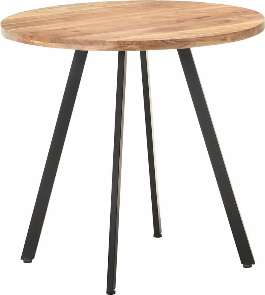 Jídelní stůl 80 cm masivní akáciové dřevo 320485
