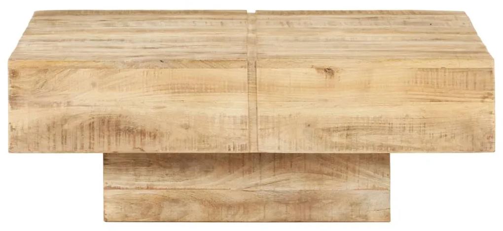 Konferenční stolek 80 x 80 x 28 cm masivní mangovníkové dřevo,  323592