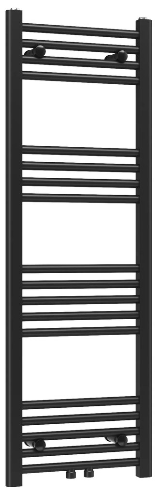 Erga Simple, topné těleso 1200x300 mm, 340 W, černá, ERG-LAV-SIMP-12030-BK